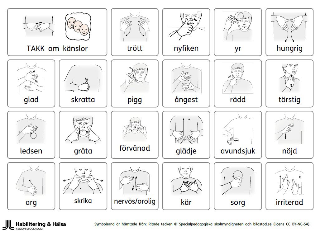 TAKK-karta om känslor